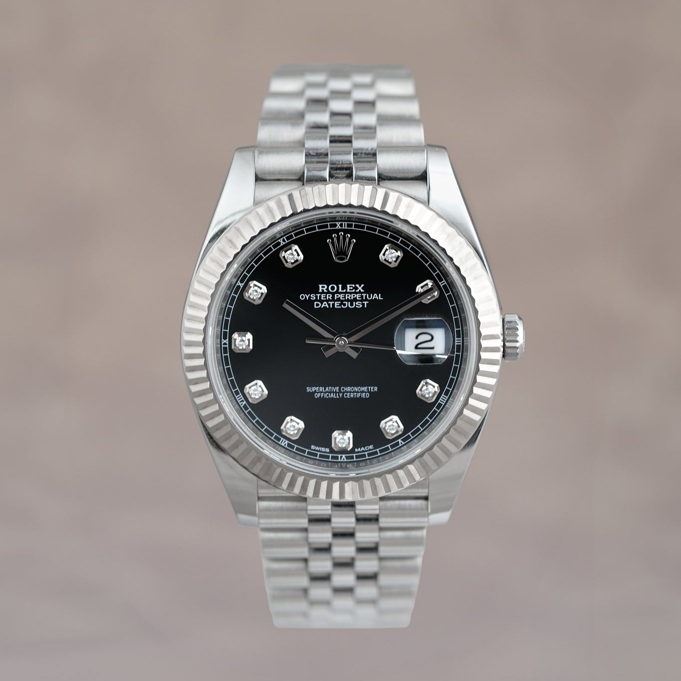 Rolex Datejust 41 Black Diamonds 41mm 126334 2018