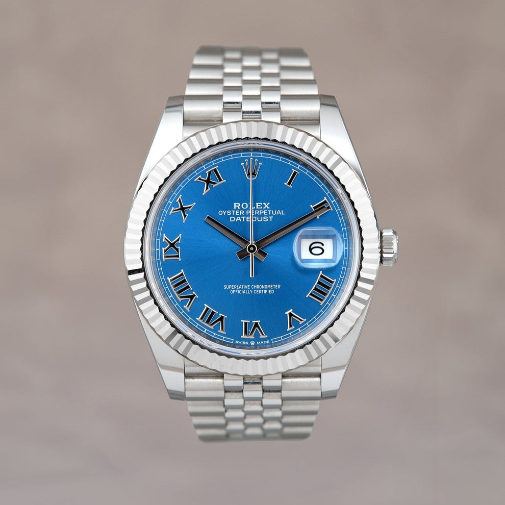 Rolex Datejust 41 Azzuro Blue 126334 2025 (Brand New) – Gentry Timepieces