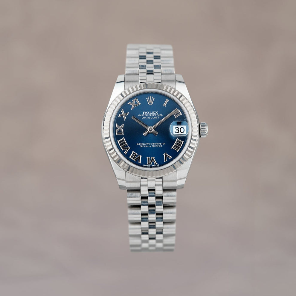 [RESERVED] Rolex Datejust 31 Blue Roman Dial – Gentry Timepieces