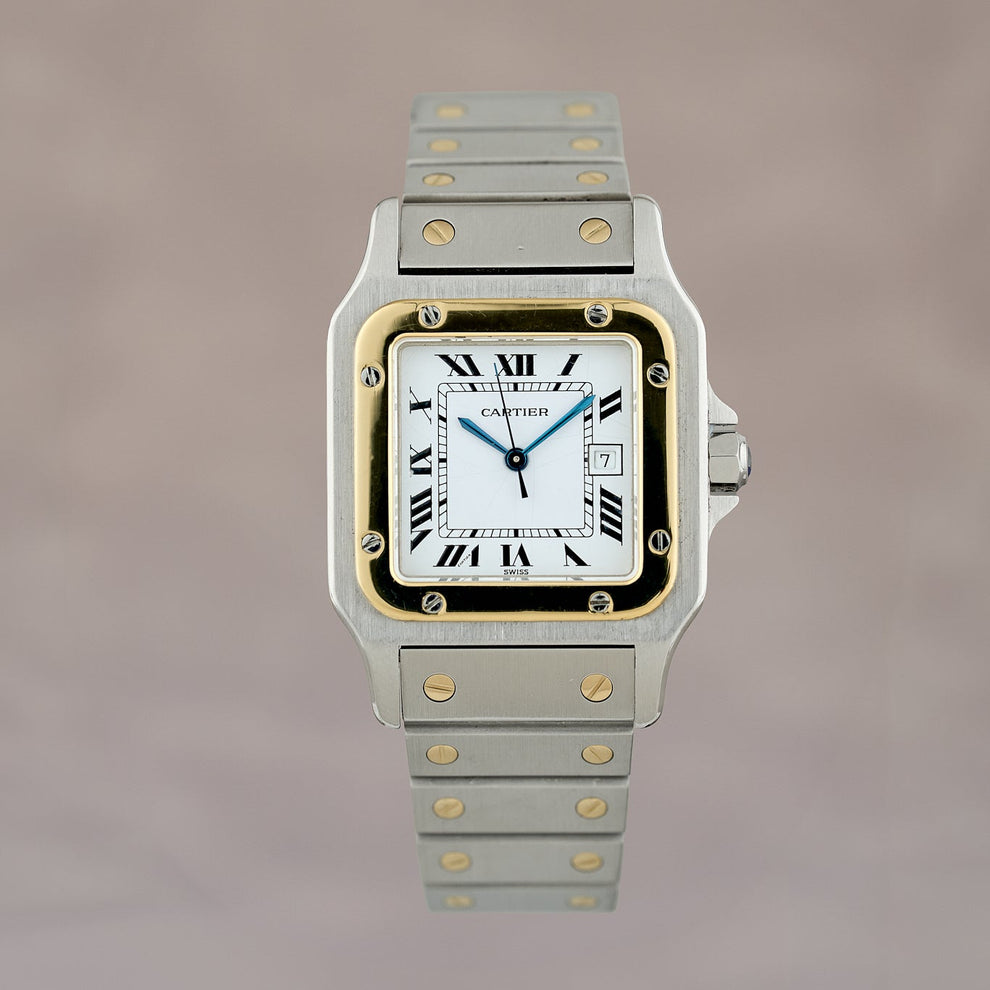Cartier Santos Carreé Two Tone Yellow Gold – Gentry Timepieces